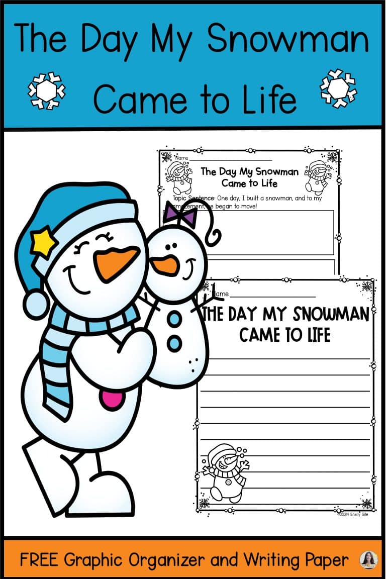 Winter Writing Prompts for Kids + Free Printables - Second Grade ...